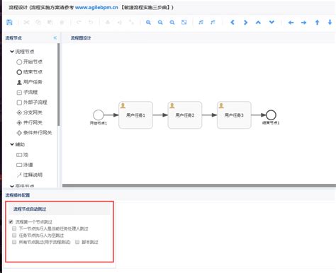 任务跳过策略 agilebpm® 敏捷工作流开发平台—开源免费 基于 activiti 工作流引擎、flowable