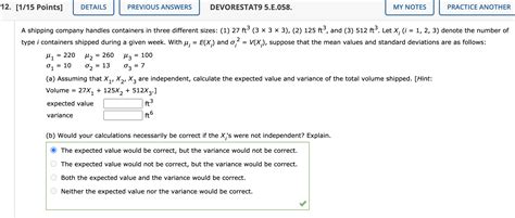 Solved 6 [o 10 Points] Details Previous Answers Devorestat9