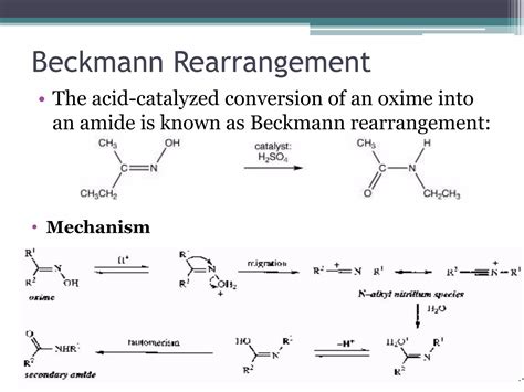 Rearrangement Reactions Pptx