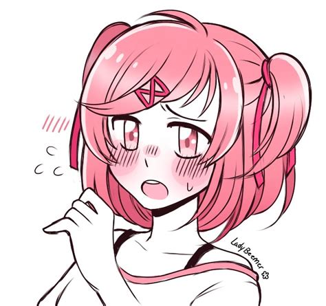 Natsuki Doki Doki Literature Club Danbooru