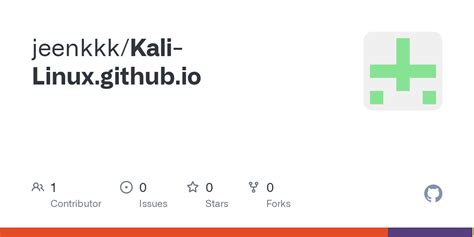 Github Jeenkkk Kali