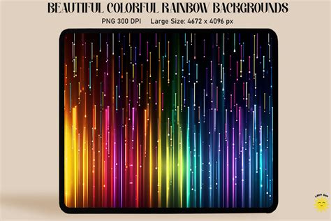 Abstract Colorful Rainbow Stripe Lines By Mulew Art Thehungryjpeg