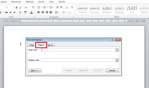 Tips Ms Word Memanfaatkan Fungsi Find Dan Replace Belajar Microsoft Word