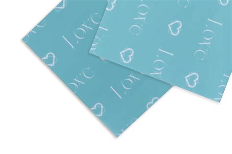 Пакувальний папір Love блакитний 58 58 купити інтернет магазин