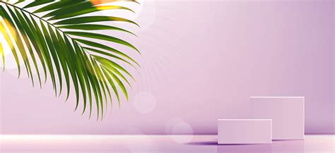 제품 브랜딩 및 패키징 프레젠테이션을 위한 화장품 배경 열대 잎 배경과 연단 무대에서 지오메트리 양식 사각형 성형 벡터 설계 0명에 대한 스톡 벡터 아트 및 기타 이미지