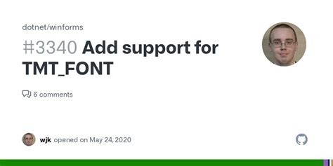 Add Support For Tmtfont · Issue 3340 · Dotnetwinforms · Github