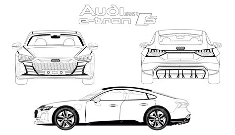 Premium Vector Beautiful And Ultra Realistic And Sketch Car With All Side View Vector