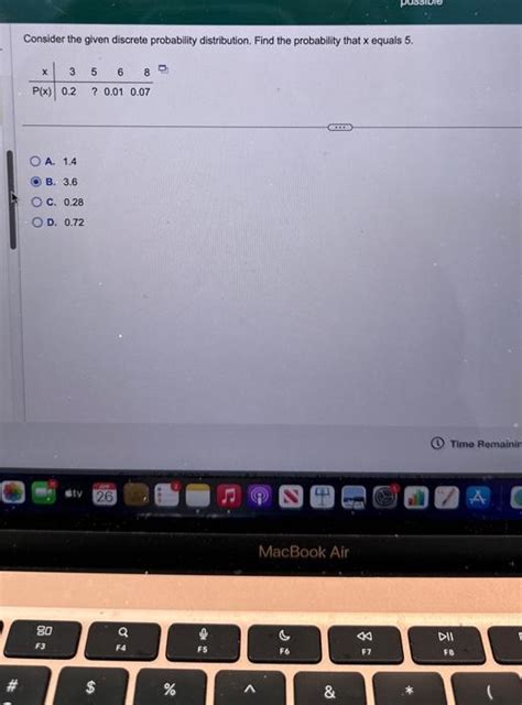 Solved Consider The Given Discrete Probability Distribution Chegg