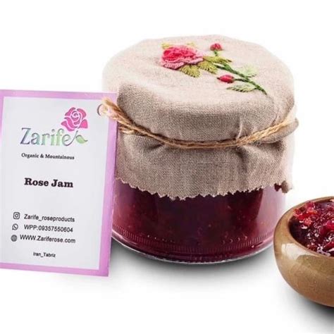 خرید و قیمت مربای گل محمدی، برنده جایزه برنز مسابقات جهانی انگلستان ترب