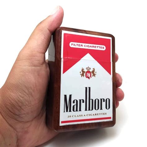 Cigarette Box Case Vintage Handmade Cigarette Holder Smoker Accessory