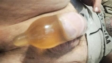 Spun And Filled A Used Condom I Found With My Dirty Chem Piss Been
