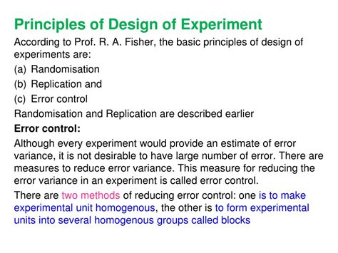 Ppt Experimental Design And Analysis Of Variance Basic Design Powerpoint Presentation Id791766