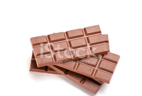 초콜릿 흰 배경에 고립의 블록 스톡 사진 Freeimages