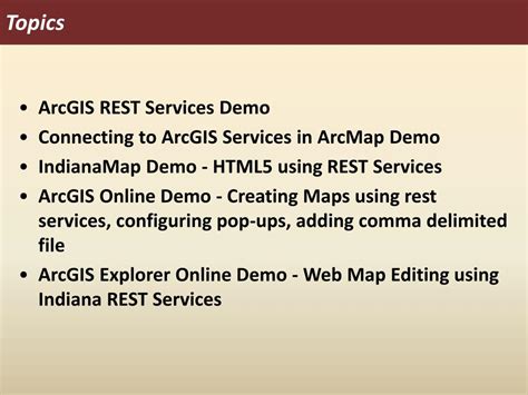 PPT ArcGIS 10 And REST Services Technology PowerPoint Presentation Free Download ID 2393992