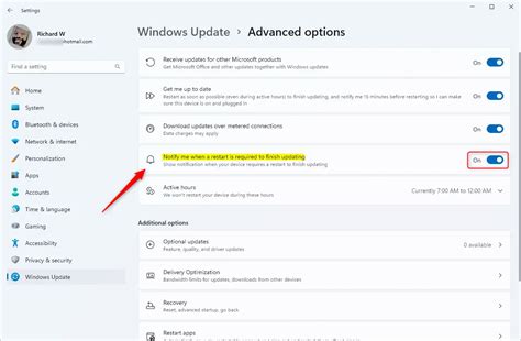 Как включить или отключить уведомления Центра обновления Windows для завершения обновления в