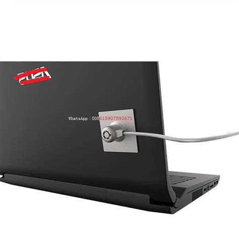 4 Sets Lot Notebook Anti Theft Office Laptop PC Computer Desk Key Security Lock Chain Cable