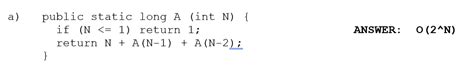 solved a public static long a int n { if n