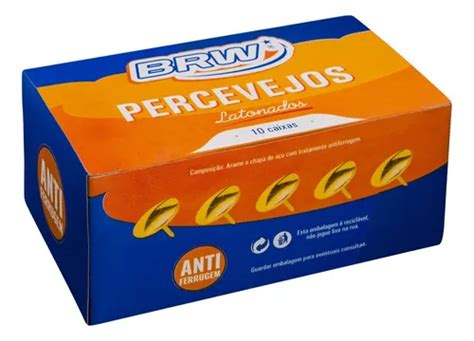 Percevejo Latonado 100 Unidades Brw Mercadolivre