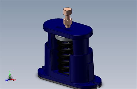 M6687 Hsm 减震器 Solidworks 2017 模型图纸下载 懒石网