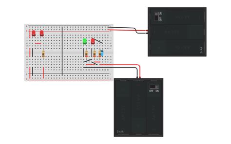 Circuit Design Bread Board Tinkercad