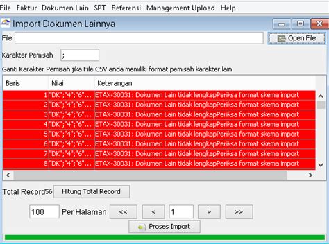 Format Excel Import E Faktur
