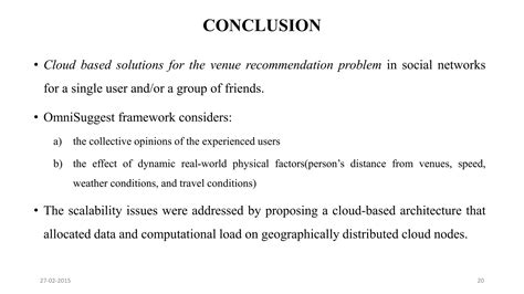 Omnisuggest A Ubiquitous Cloud Based Context Aware Recommendation