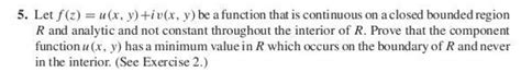 solved 5 let f z u x y iv x y be a function that is