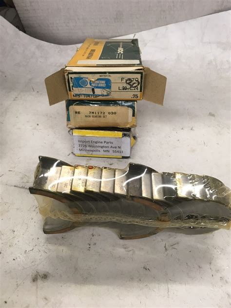 Fits Nissan 280zzx 2753cc 1975 1983 L28e Sohc Main Bearing Set 7m1172