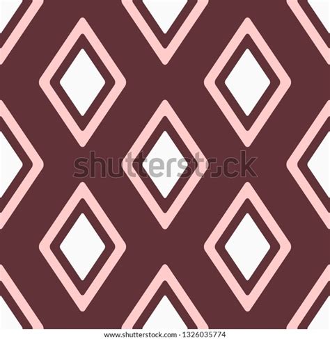 Feminine Seamless Pattern Repeating Rhombuses Simple Stock Vector Royalty Free 1326035774