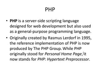 Introduction To Xampp PPTX