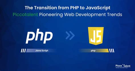 The Transition From Php To Javascript Piccotalent Pioneering Web Development Trends