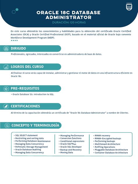 oracle 18c database administrator pdf