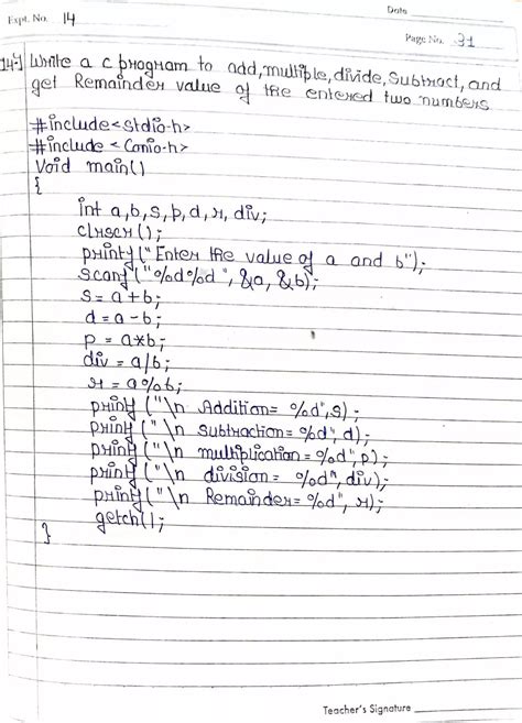 C Programming Practical Filepdfpdf