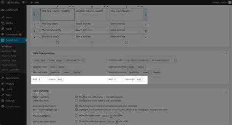 Creating Tables In Wordpress Using The Tablepress Plugin Inmotion Hosting