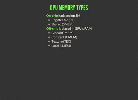 Code Gpu With Cuda Memory Subsystem
