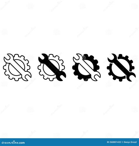 Setup Icon Vector Set Settings Illustration Sign Collection Menu Symbol Options Logo Stock