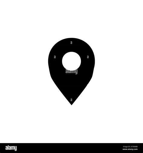 map location pin icon vector address direction navigation marker point
