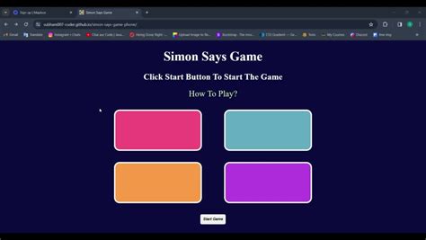 Subham Das On Linkedin Simonsays Webdevelopment Html Css Javascript Gsap Funandgames…