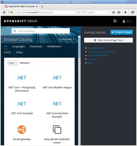Centos 7 Openshift 37 Add New Users Server World