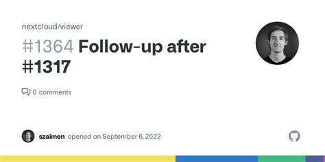 Follow Up After 1317 · Issue 1364 · Nextcloudviewer · Github