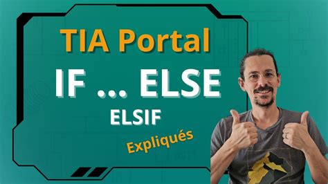 Comment Réussir Une Condition If Elsif Else Sur Tia Portal Youtube