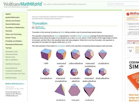 Wolfram Math World Truncation Handout For 9th 10th Grade Lesson Planet