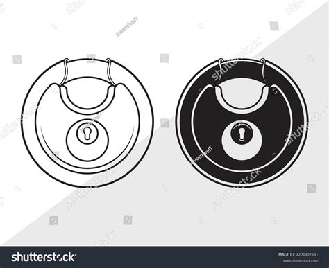Lock Key Svg Printable Vector Illustration 库存矢量图（免版税）2206907531 Shutterstock