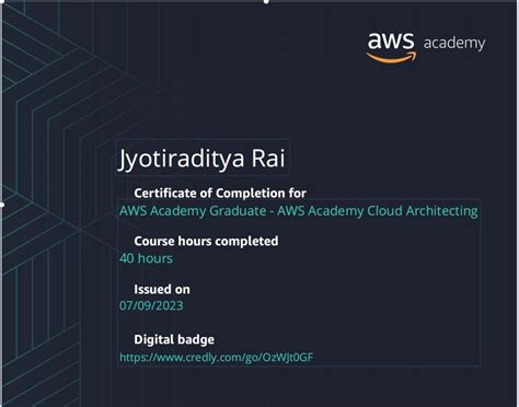 Jyotiraditya Rai On Linkedin Share Cloud Aws Amazon