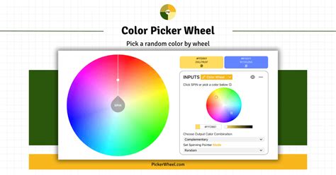 Color Picker Wheel Ultimate Random Color Generator Tool