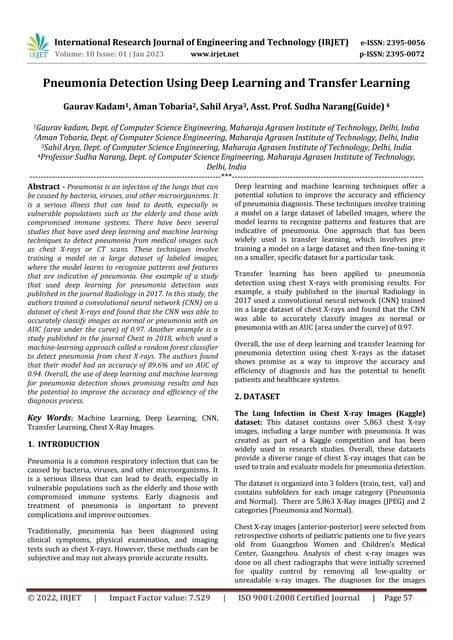 Pneumonia Detection Using Cnn Ppt