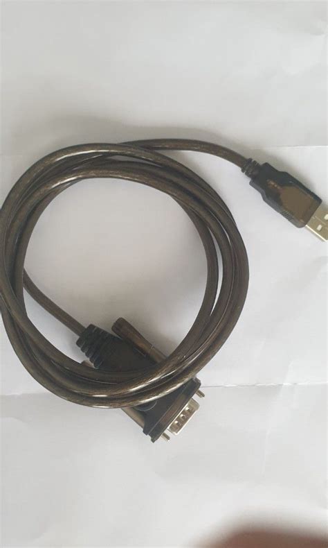 Usb To RS232 Adaptor Cable Computers Tech Parts Accessories Cables Adaptors On Carousell