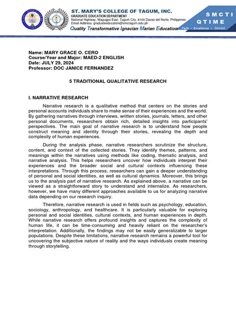 Ceroassignmentsummarization Pdf Ethnography Phenomenology