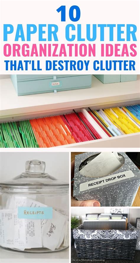 10 Best Paper Clutter Organization Hacks Craftsonfire Clutter