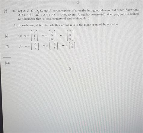 solved 1 vector vi has initial point 2 1 3 and terminal